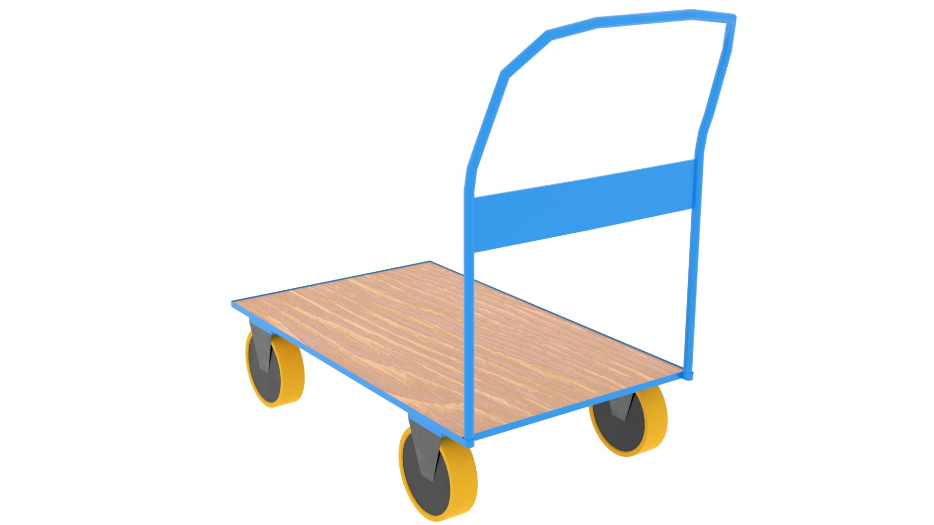 Platform trolley 3D model - TurboSquid 1862180