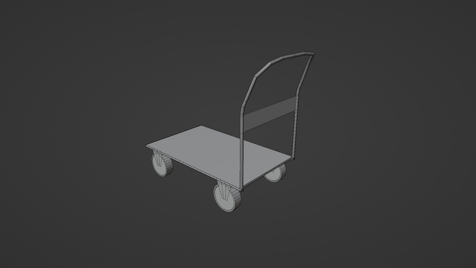 Platform trolley 3D model - TurboSquid 1862180