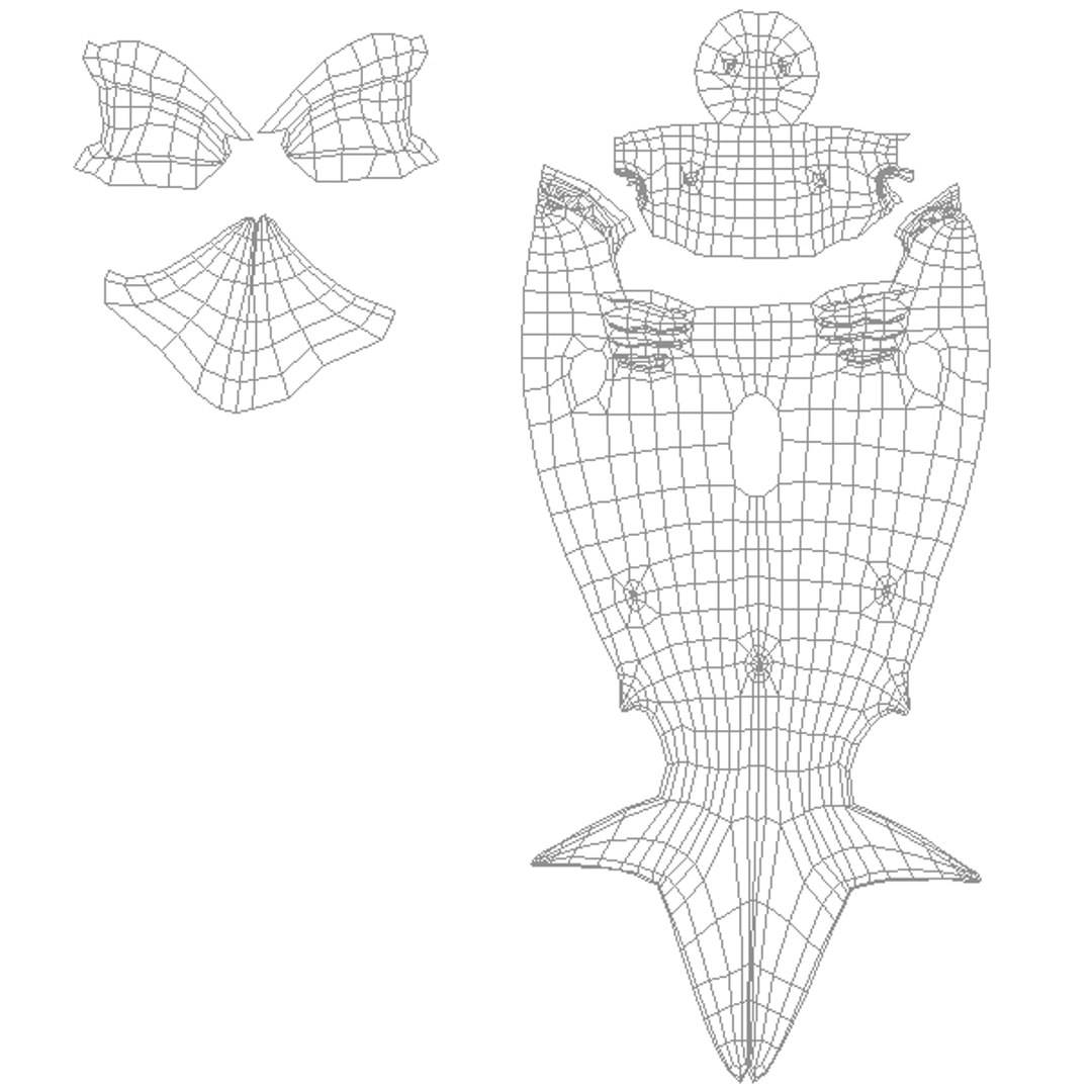 X Base Mesh Shark