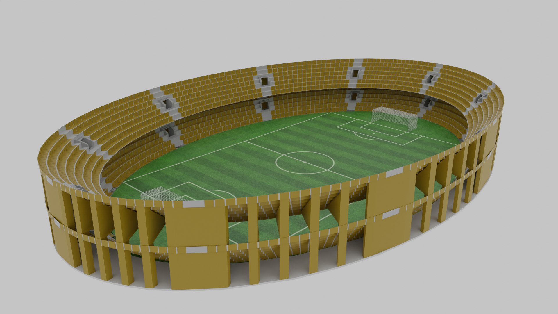 3D Model Football Stadium - TurboSquid 2140178