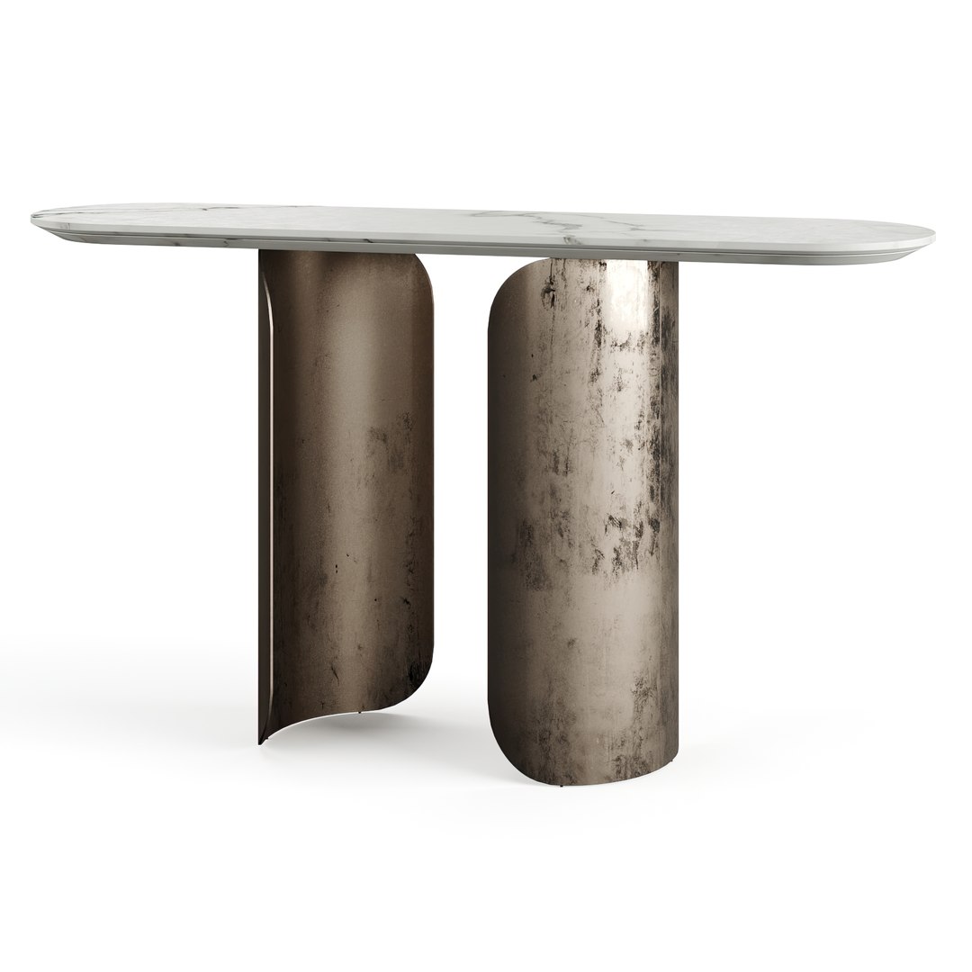 GABRIEL OPERA CONTEMPORARY OVAL CONSOLE Model - TurboSquid 1874206