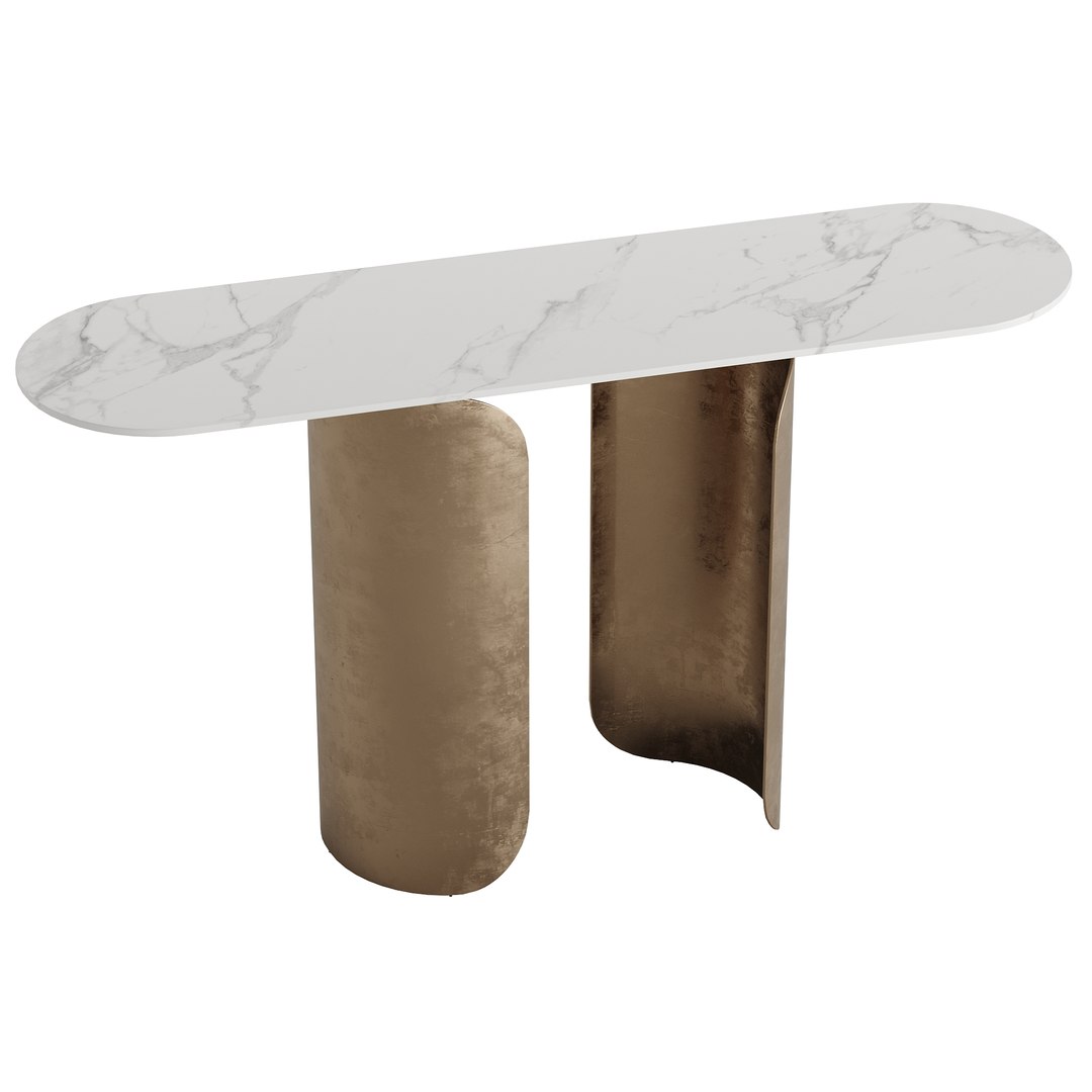 GABRIEL OPERA CONTEMPORARY OVAL CONSOLE Model - TurboSquid 1874206