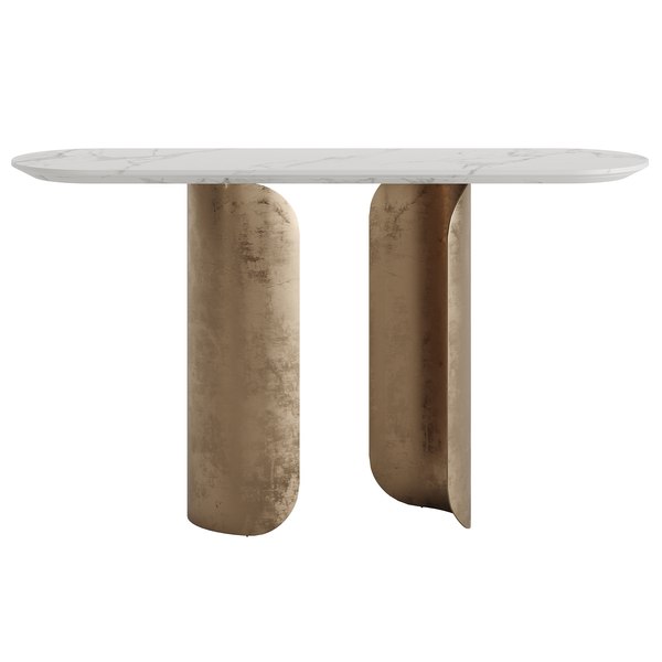 GABRIEL OPERA CONTEMPORARY OVAL CONSOLE model - TurboSquid 1874206