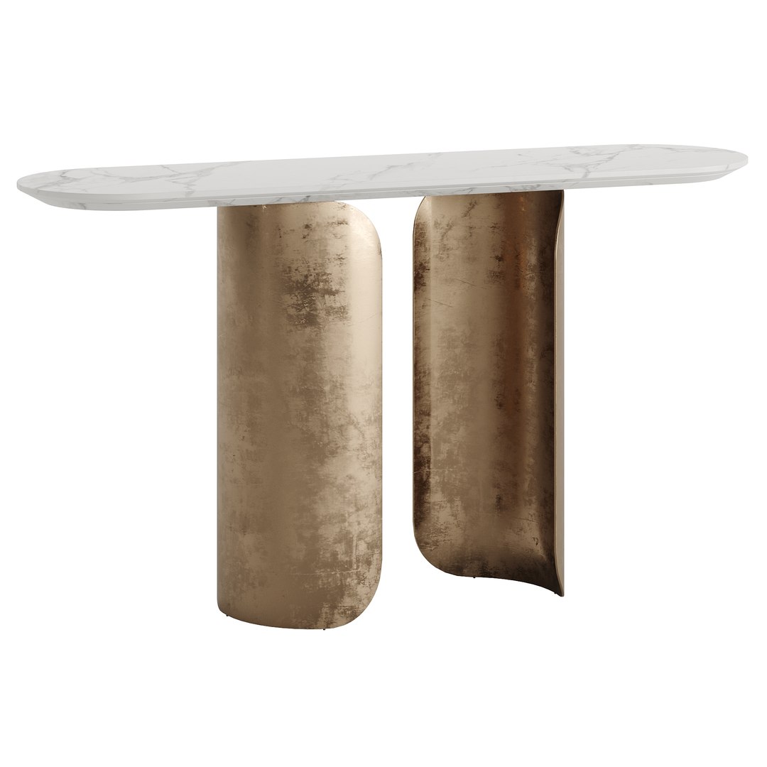 GABRIEL OPERA CONTEMPORARY OVAL CONSOLE Model - TurboSquid 1874206