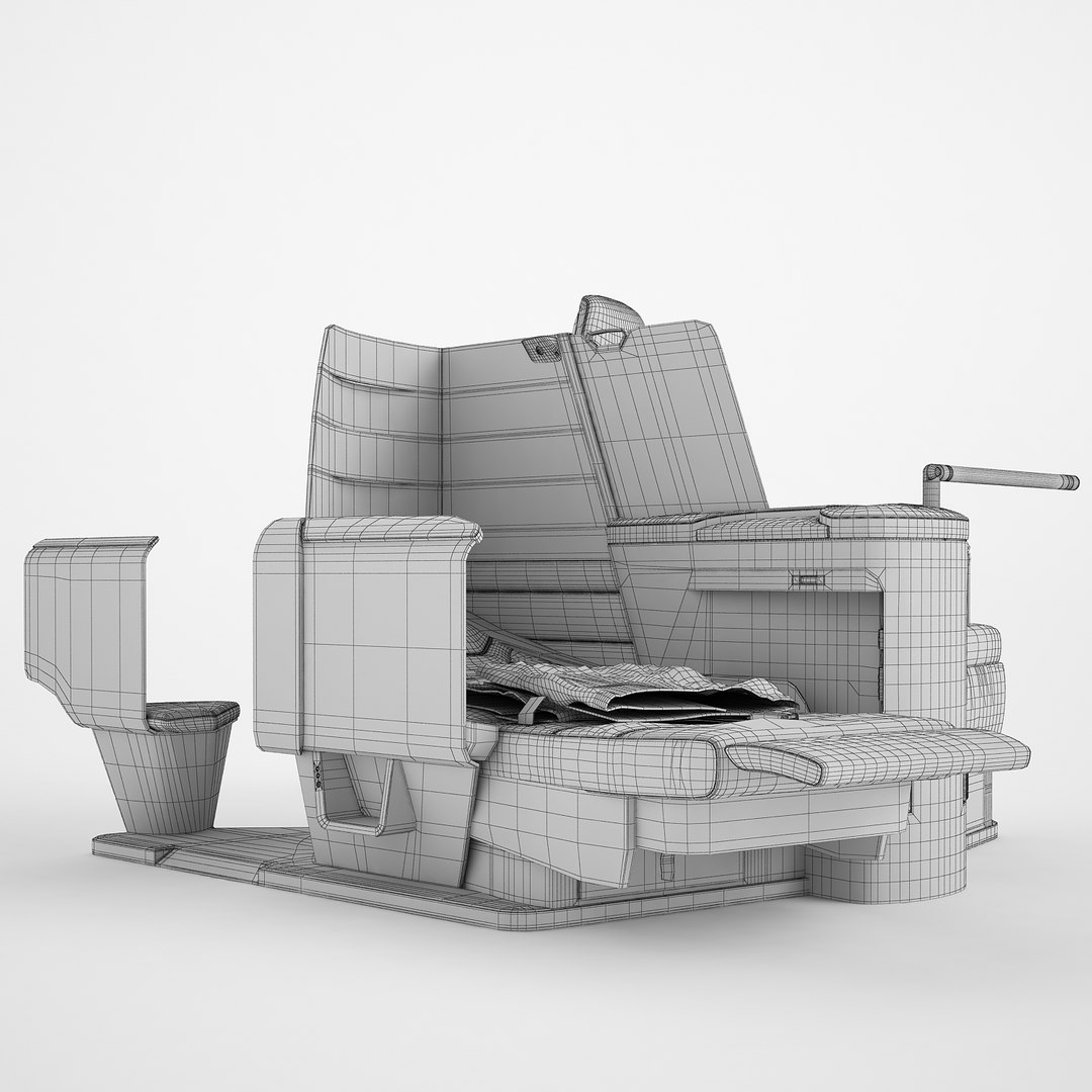 Class Airplane Chair 3D Model - TurboSquid 1258564
