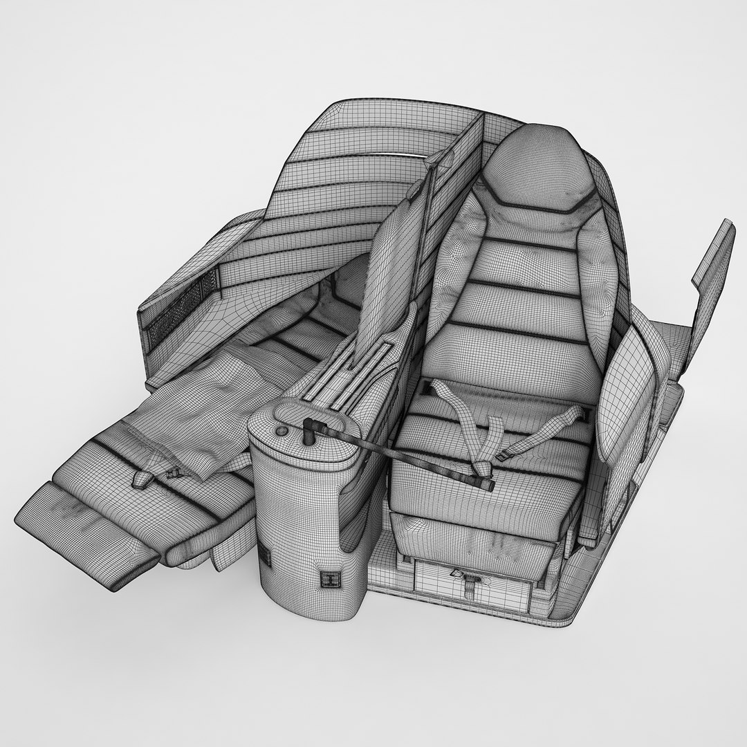 Class Airplane Chair 3D Model - TurboSquid 1258564