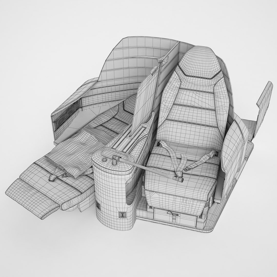 Class Airplane Chair 3D Model - TurboSquid 1258564