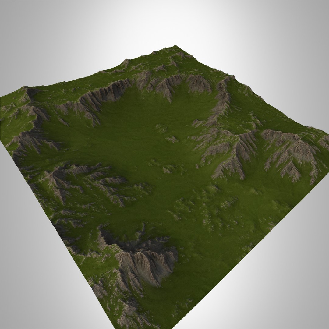 3d Model Mountain Landscape