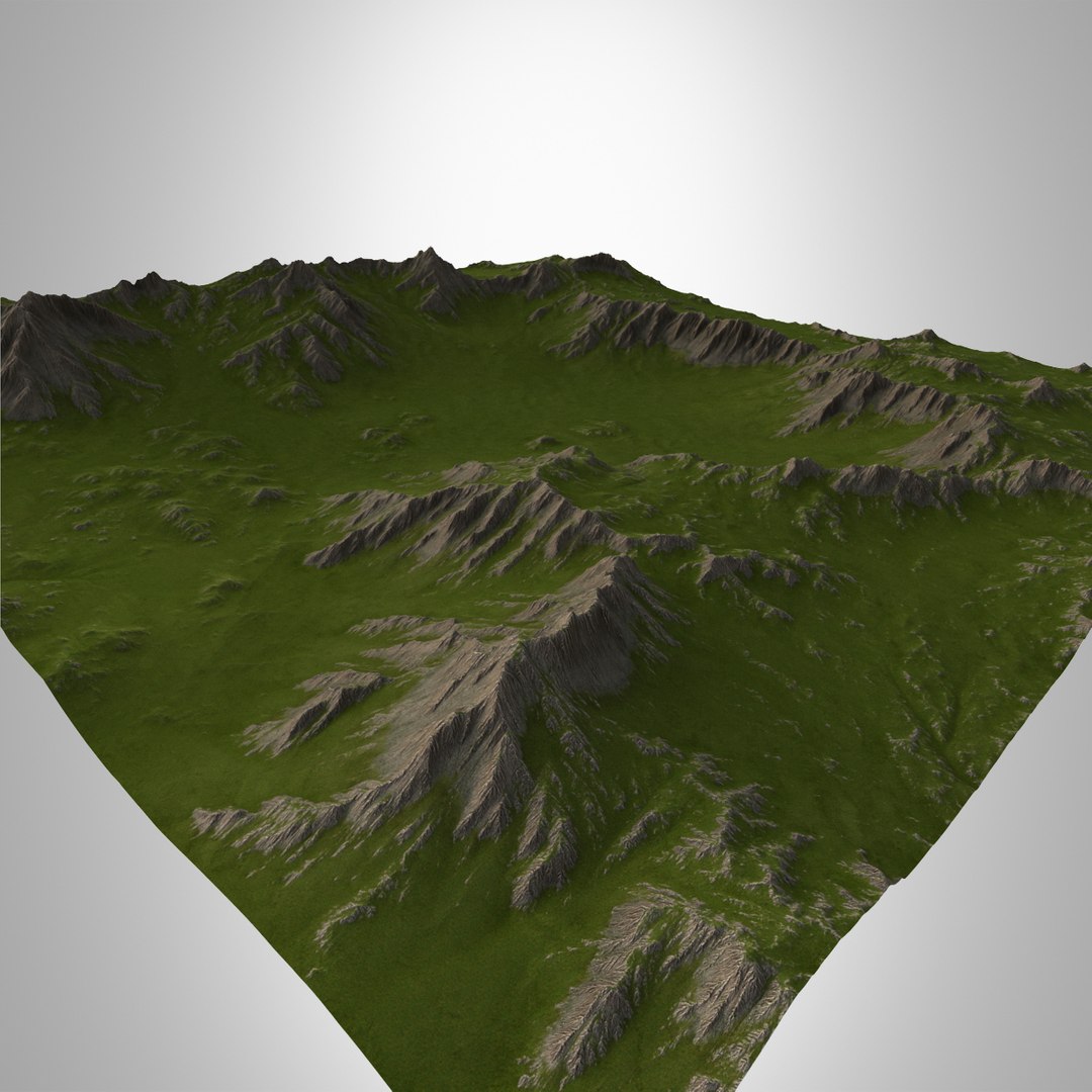 3d Model Mountain Landscape
