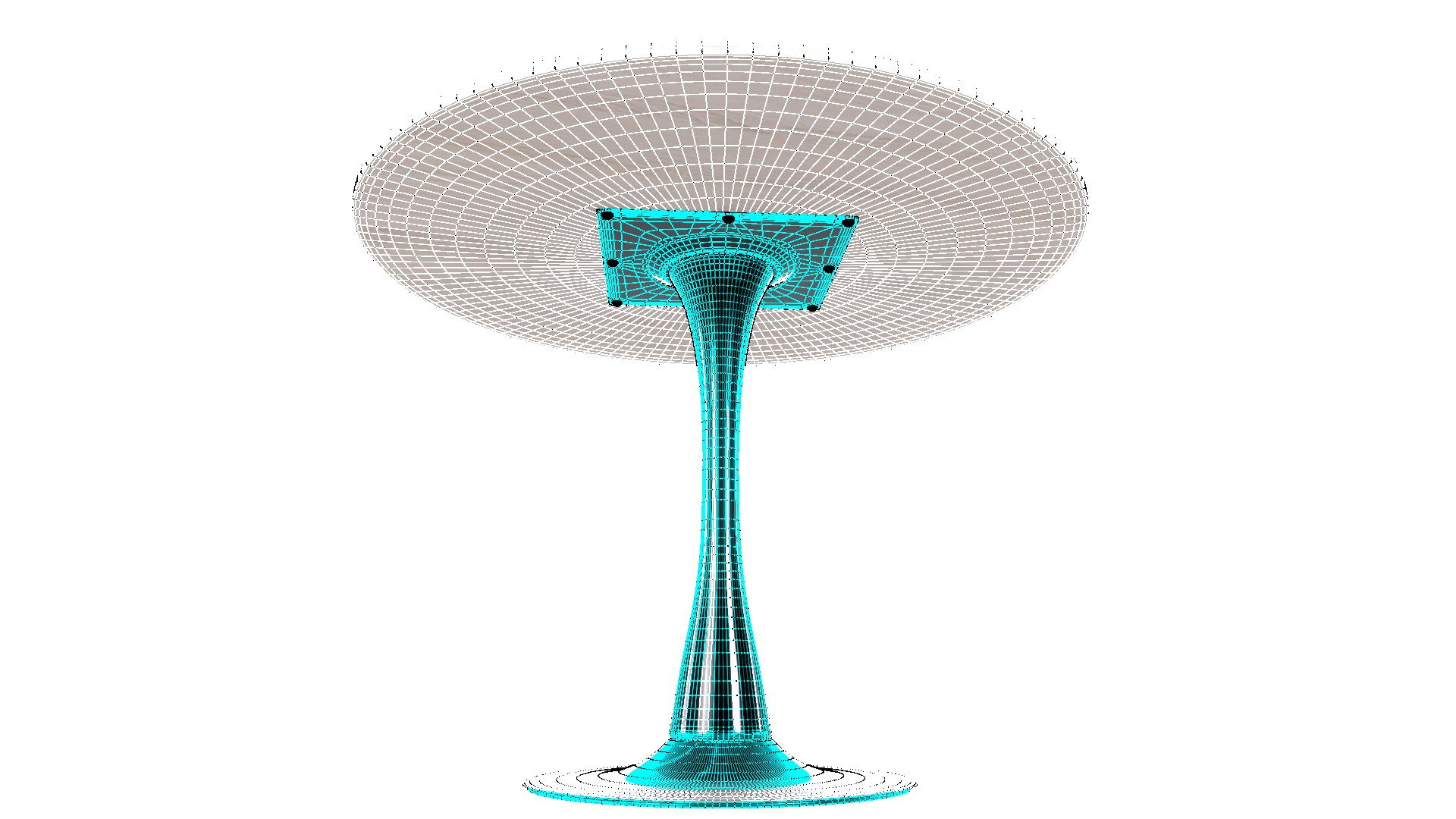 3D Round Table 3D Model VR - TurboSquid 1930402