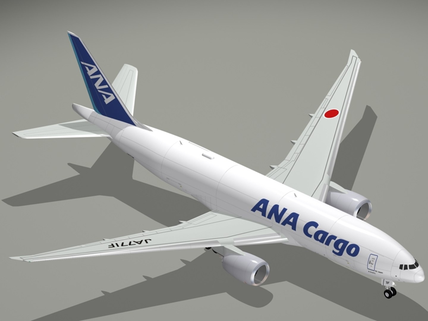 3D Boeing Nippon Airways Cargo - TurboSquid 1348542