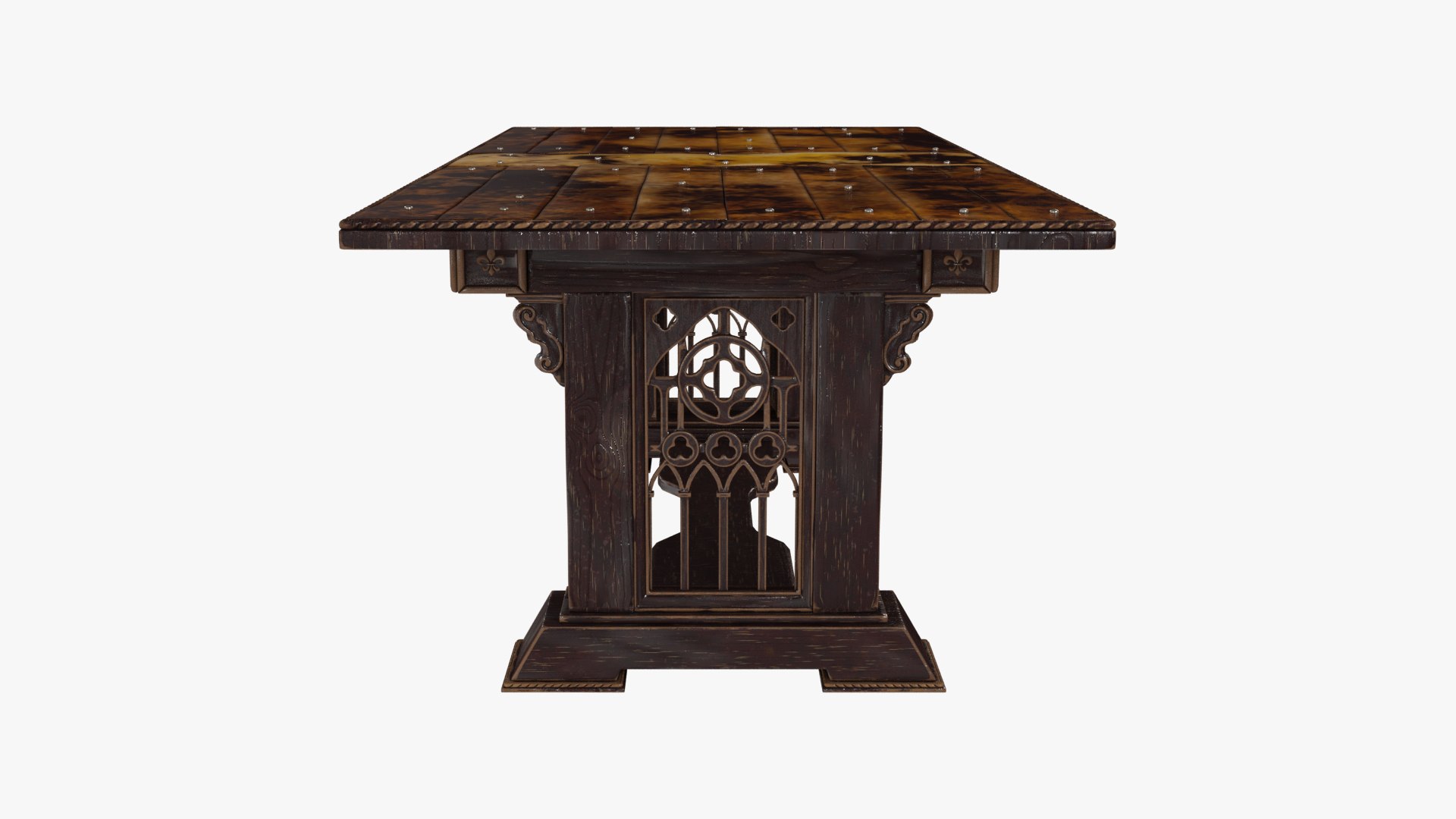 Gothic Ancient Table 3D Model - TurboSquid 2005963