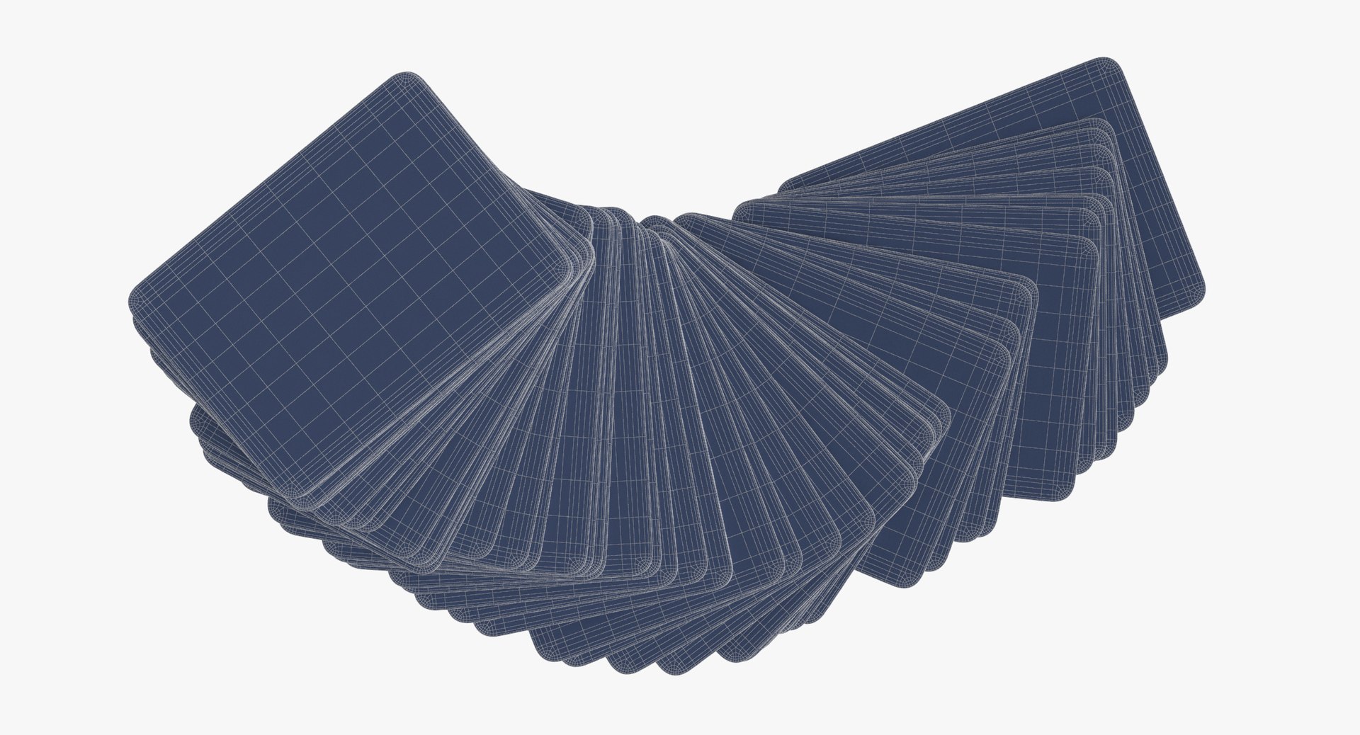 Playing Cards Blue Deck Model - TurboSquid 1155198