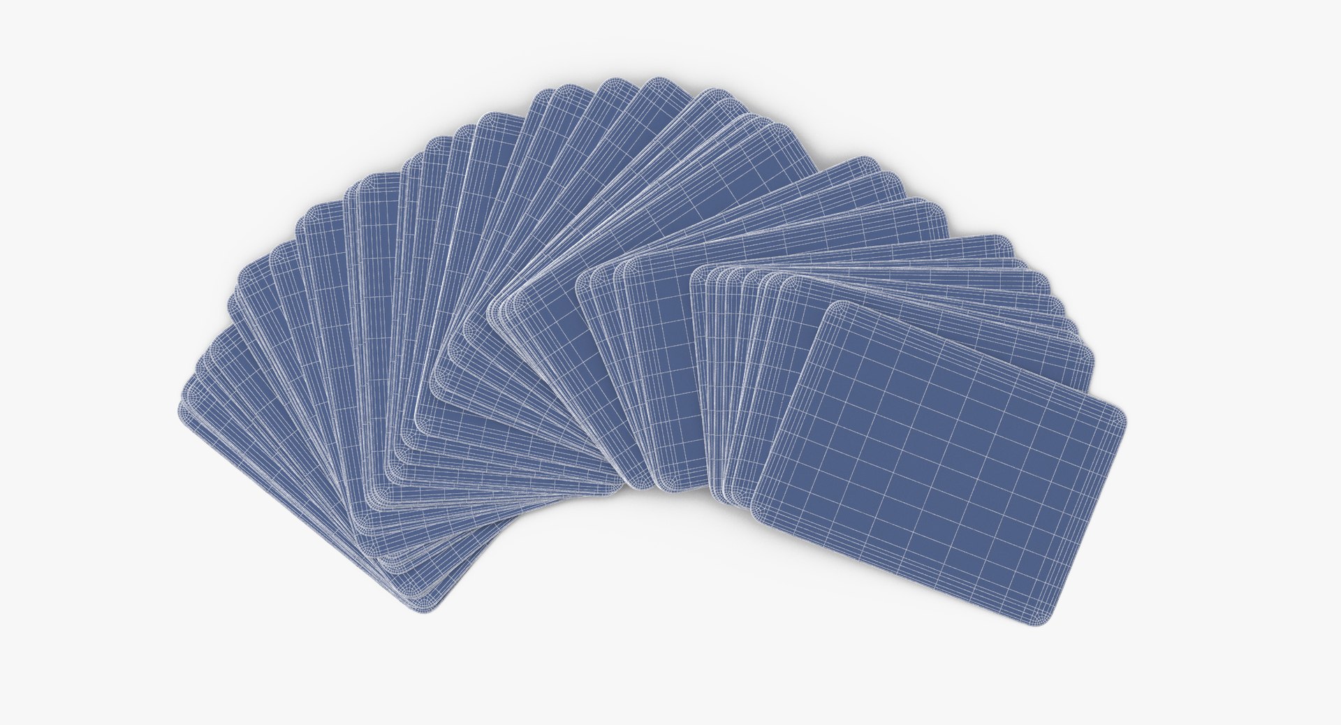 Playing Cards Blue Deck Model - TurboSquid 1155198