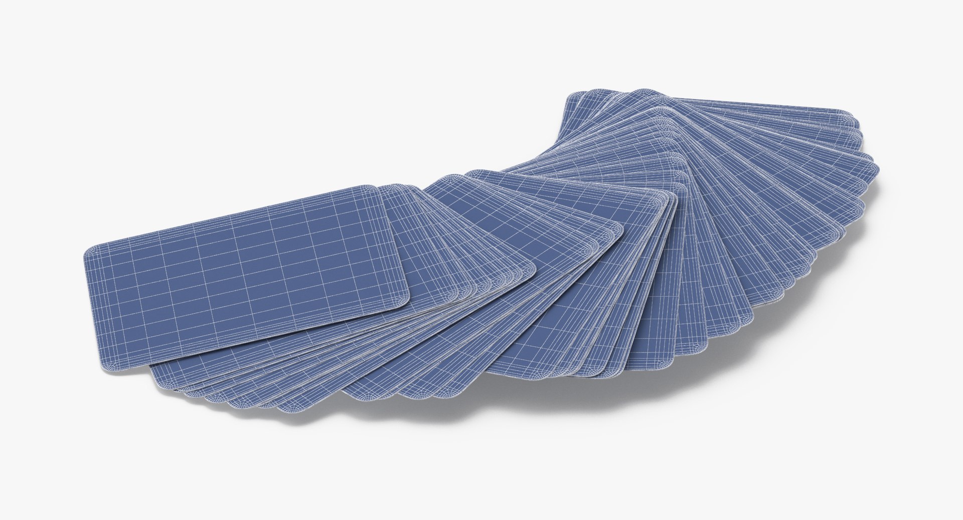 Playing Cards Blue Deck Model - TurboSquid 1155198
