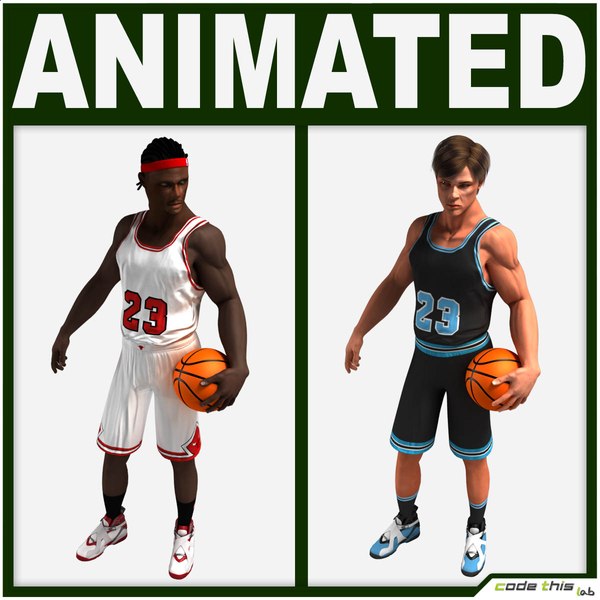 red basketball team 3d max
