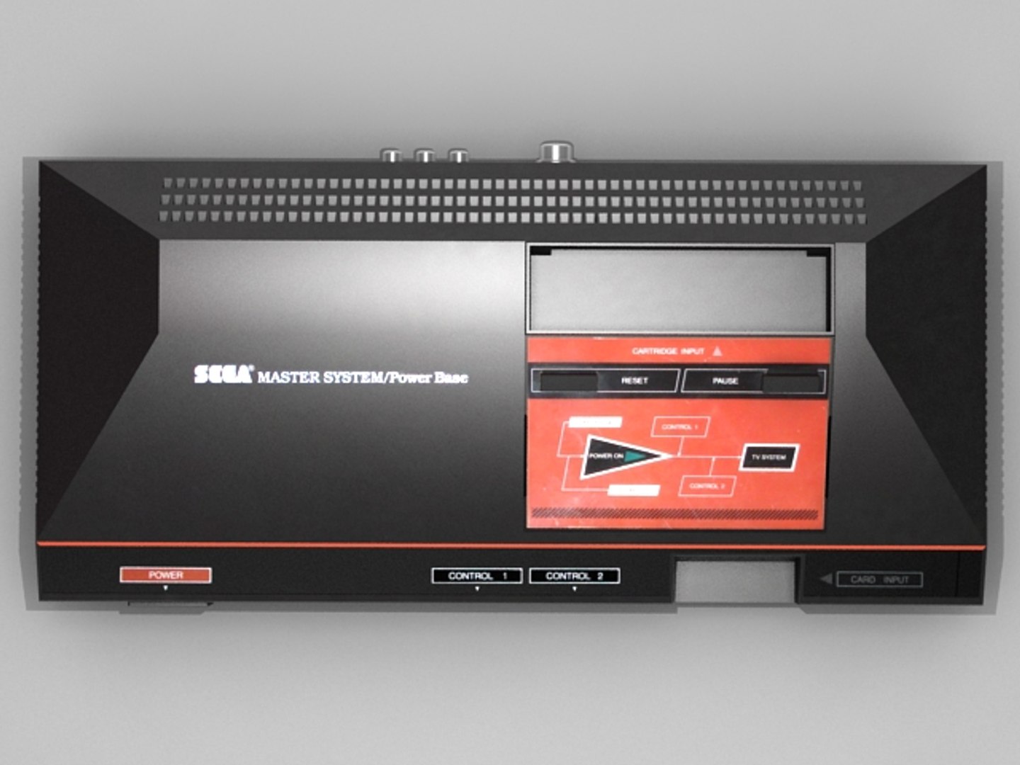 Sega Master Console 3d Max