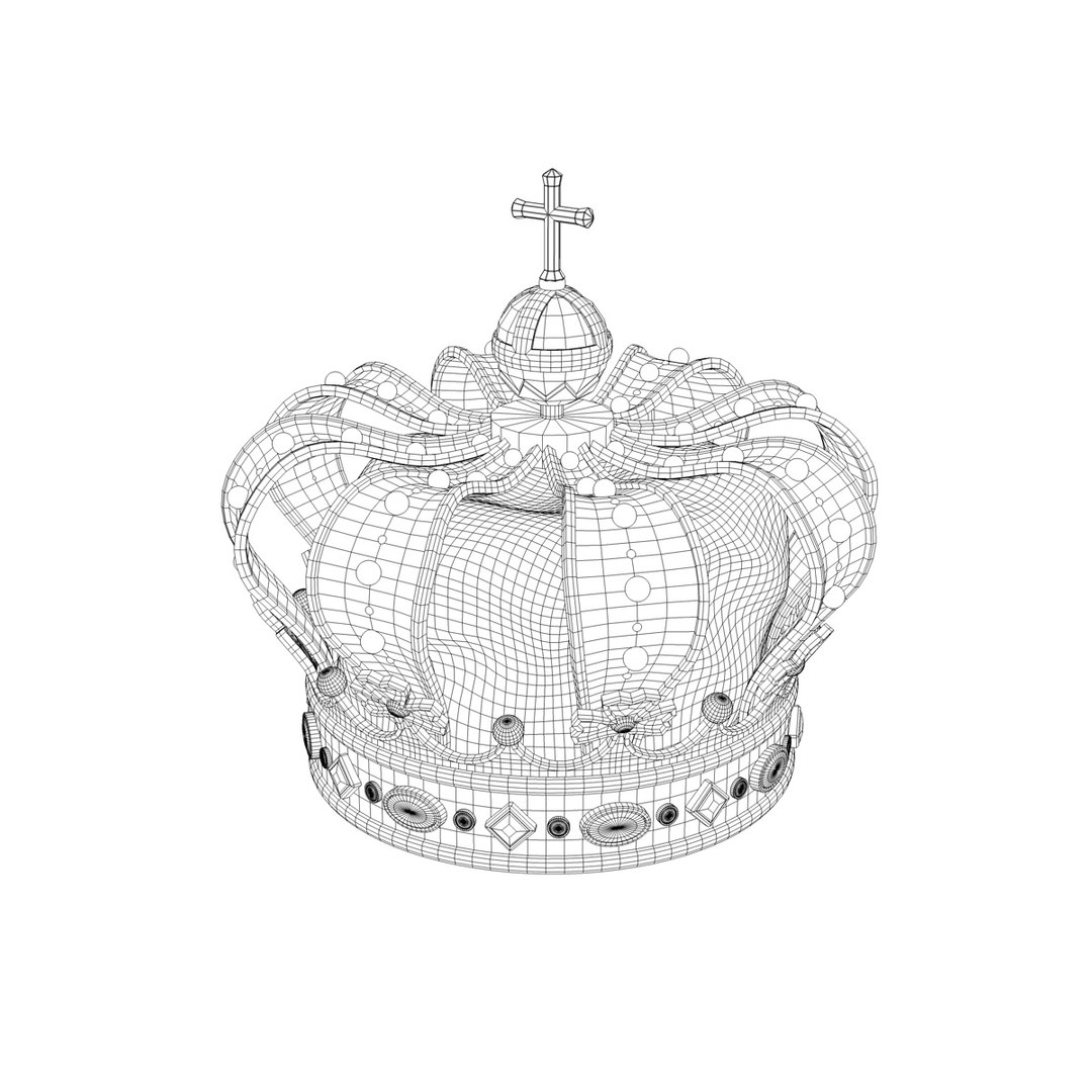 Dutch Royal Crown 3d Model