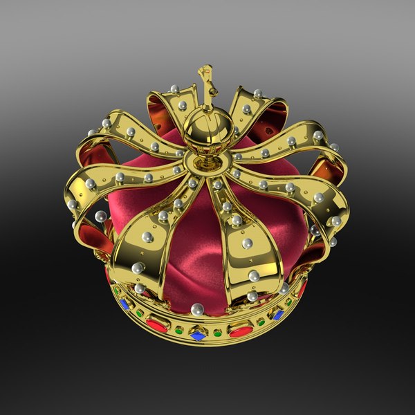 dutch royal crown 3d model