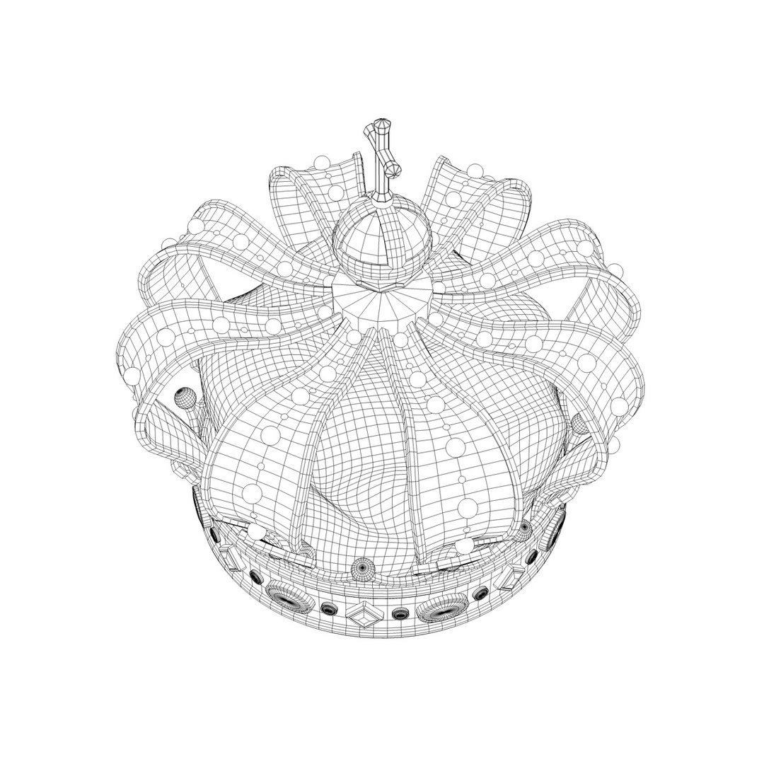 Dutch Royal Crown 3d Model