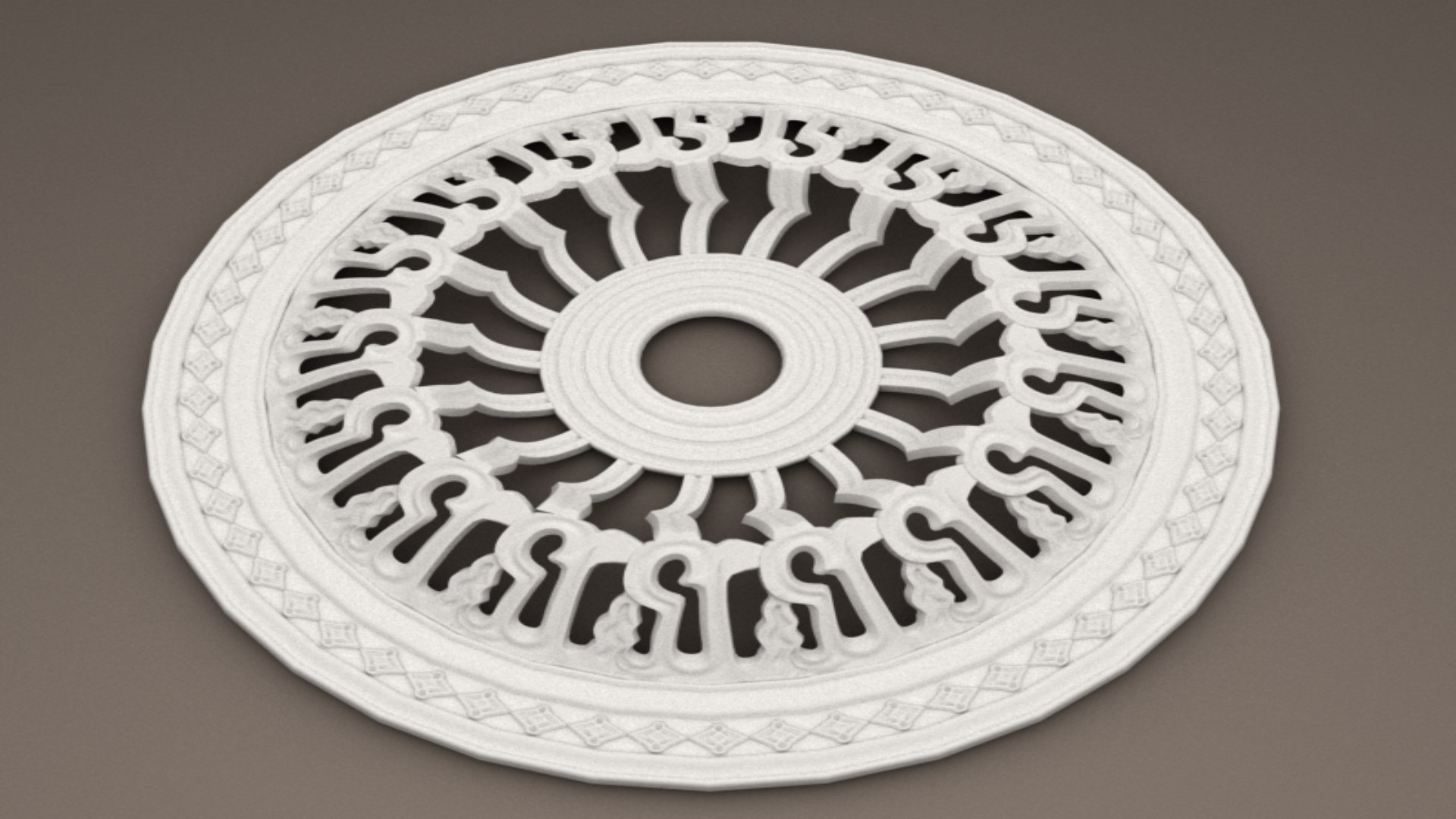 Ceiling Decor Set 3D model - TurboSquid 1717467