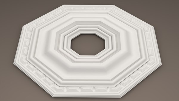 Ceiling Decor Set 3D model - TurboSquid 1717467