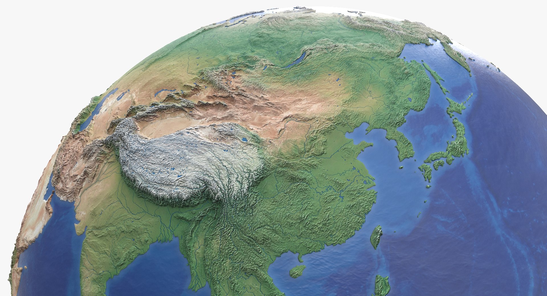 Artistic Topographic Globe V2 Model - TurboSquid 2321856