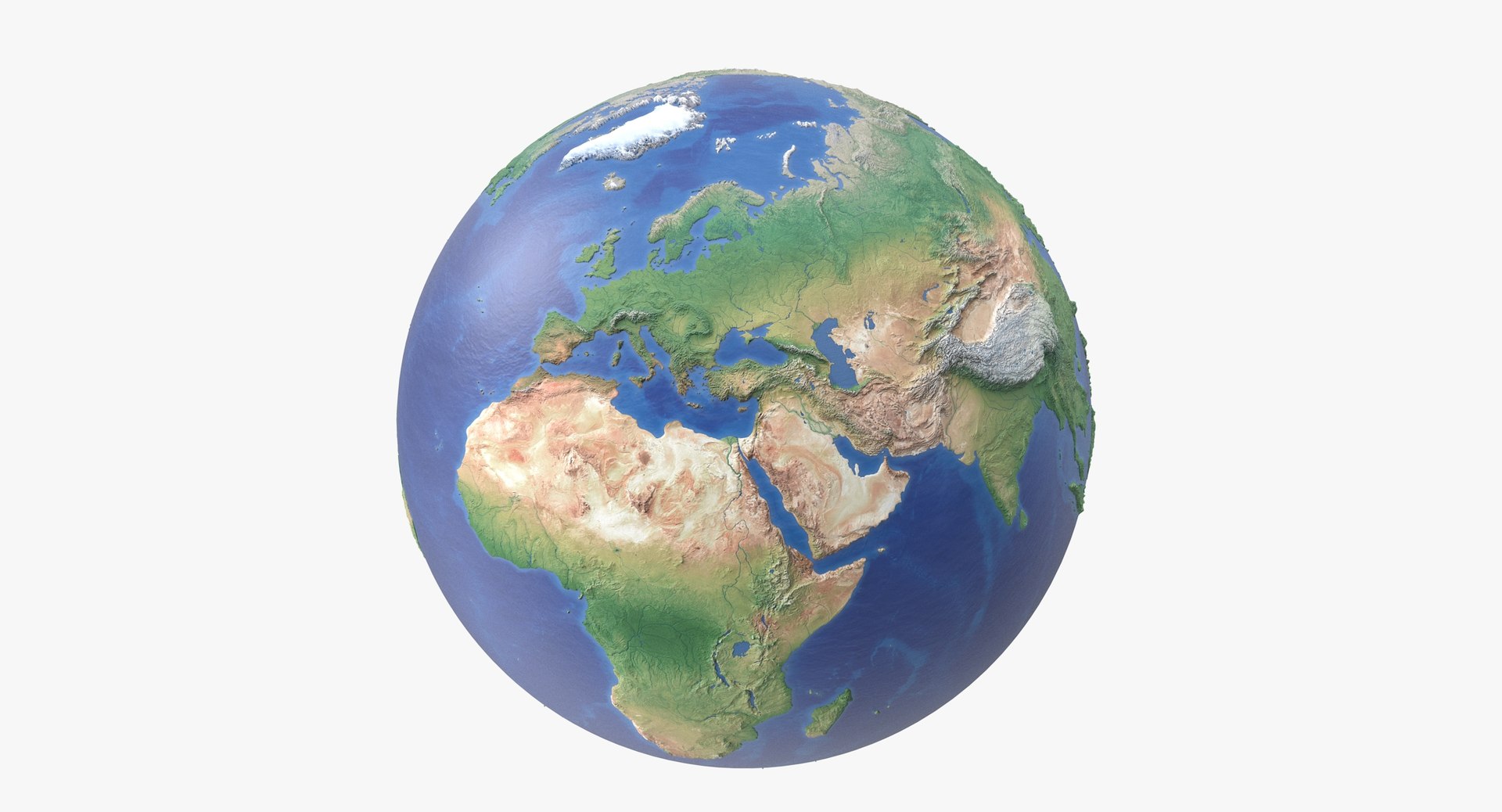 Artistic Topographic Globe V2 Model - TurboSquid 2321856