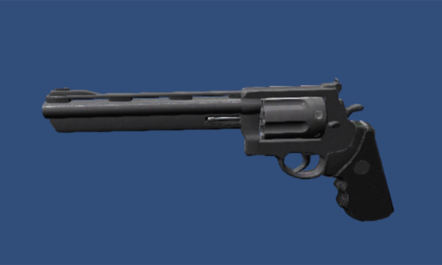 magnum revolver 3d model