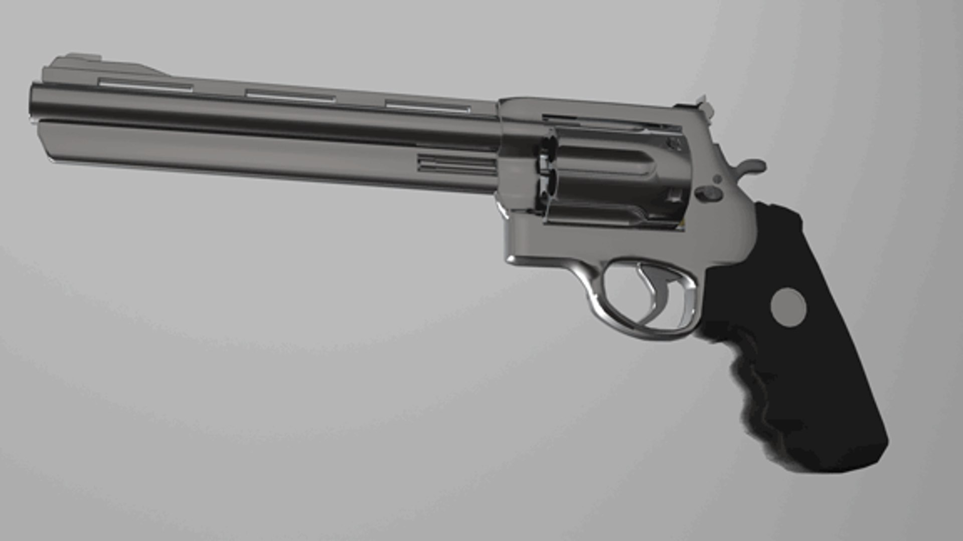 magnum revolver 3d model