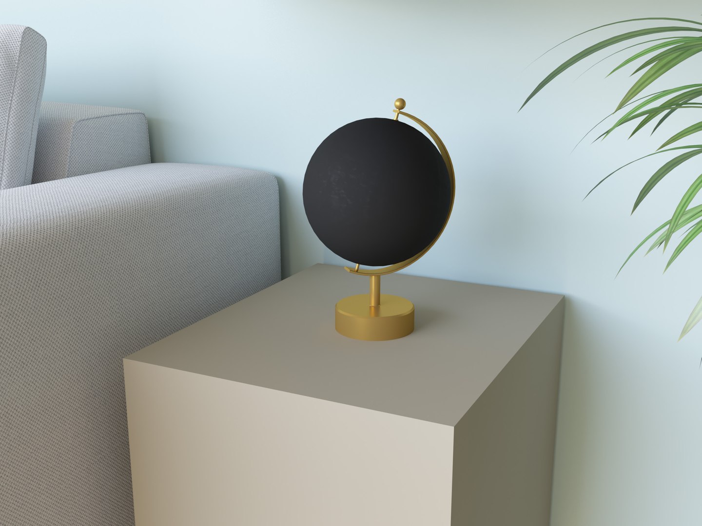 Rotating swivel world globe 3D - TurboSquid 1540848