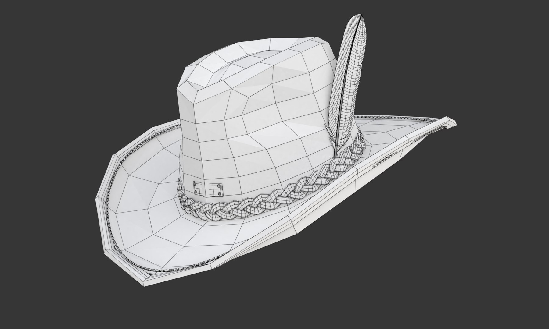3D Model Cowboy Hat - TurboSquid 2067565