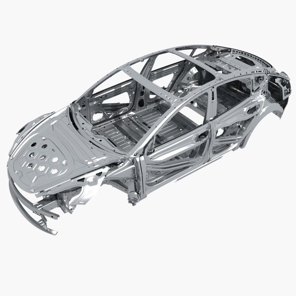 Tesla 3 chassis 3D model - TurboSquid 1666856