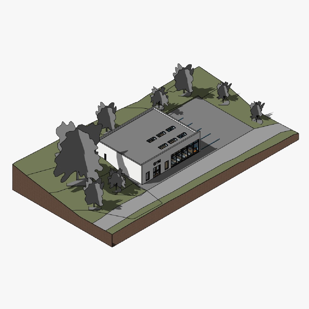 3D GYM - Revit model - TurboSquid 2018295