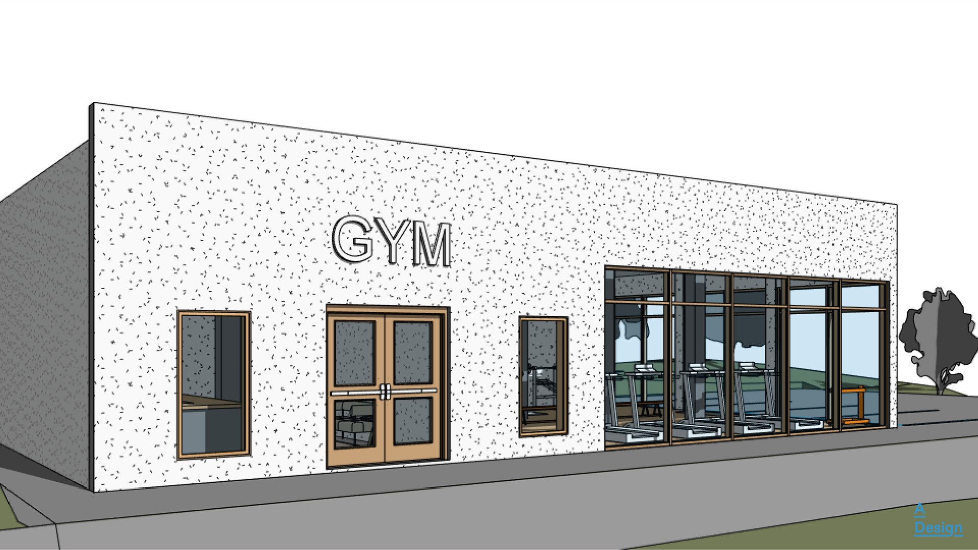 3D GYM - Revit Model - TurboSquid 2018295
