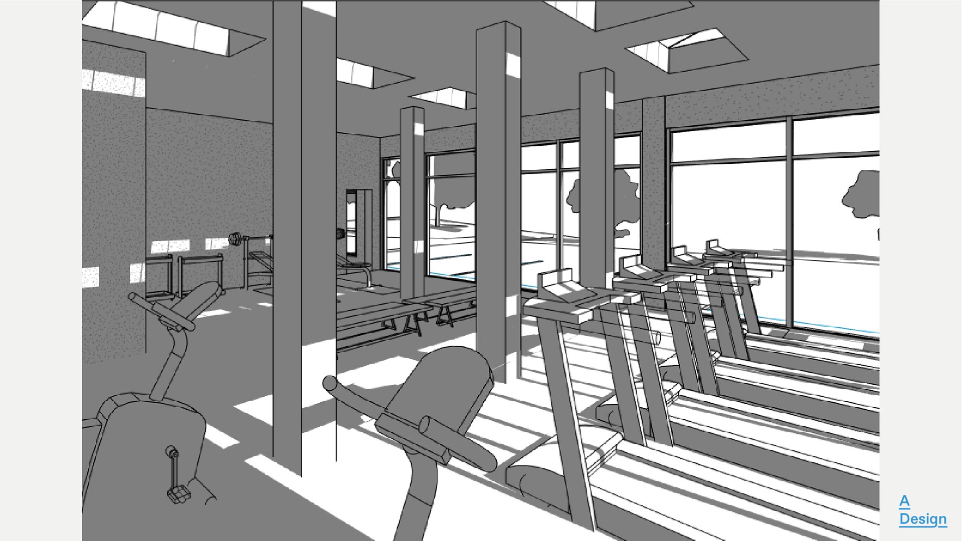 3D GYM - Revit Model - TurboSquid 2018295