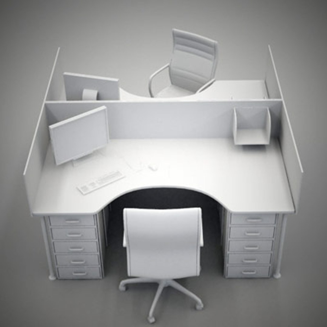 office desk 3d model