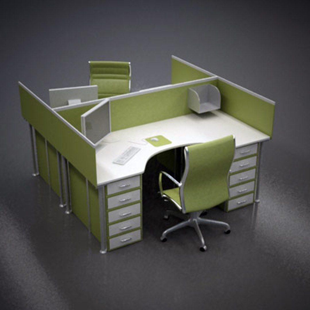 office desk 3d model