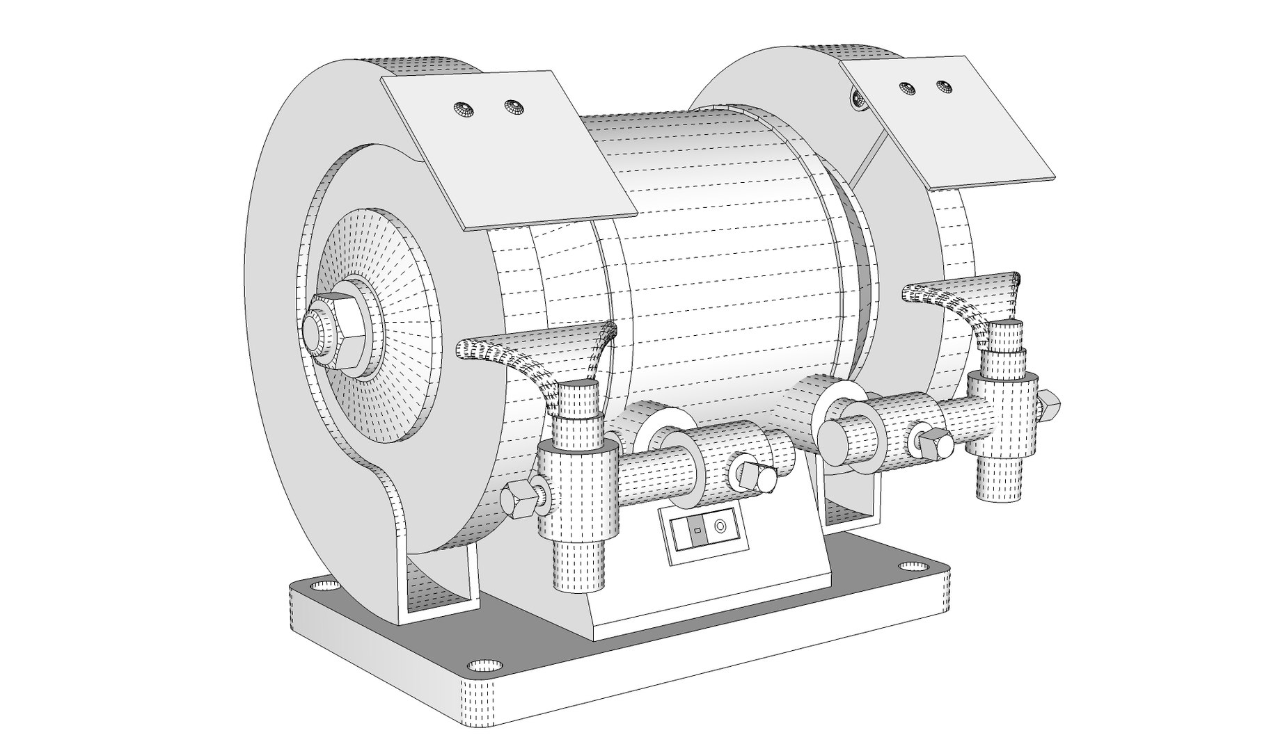 Bench Grinder Model - TurboSquid 2128017
