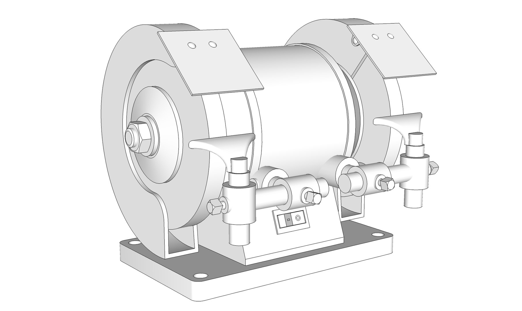 Bench Grinder Model - TurboSquid 2128017