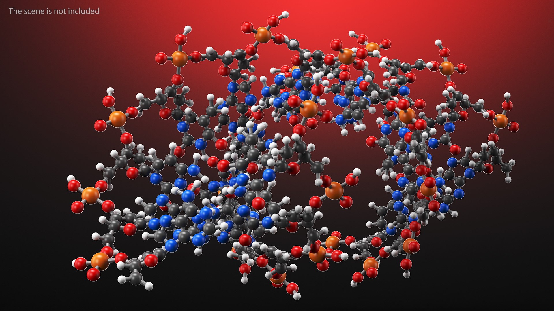 3D A Form DNA Structure - TurboSquid 1836616