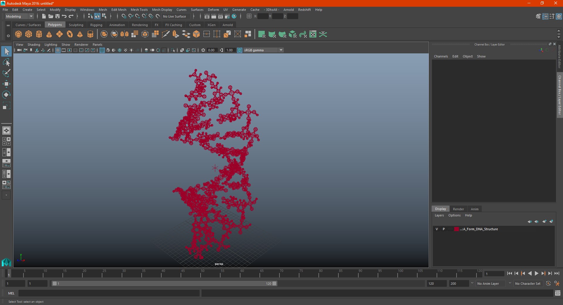 3D A Form DNA Structure - TurboSquid 1836616