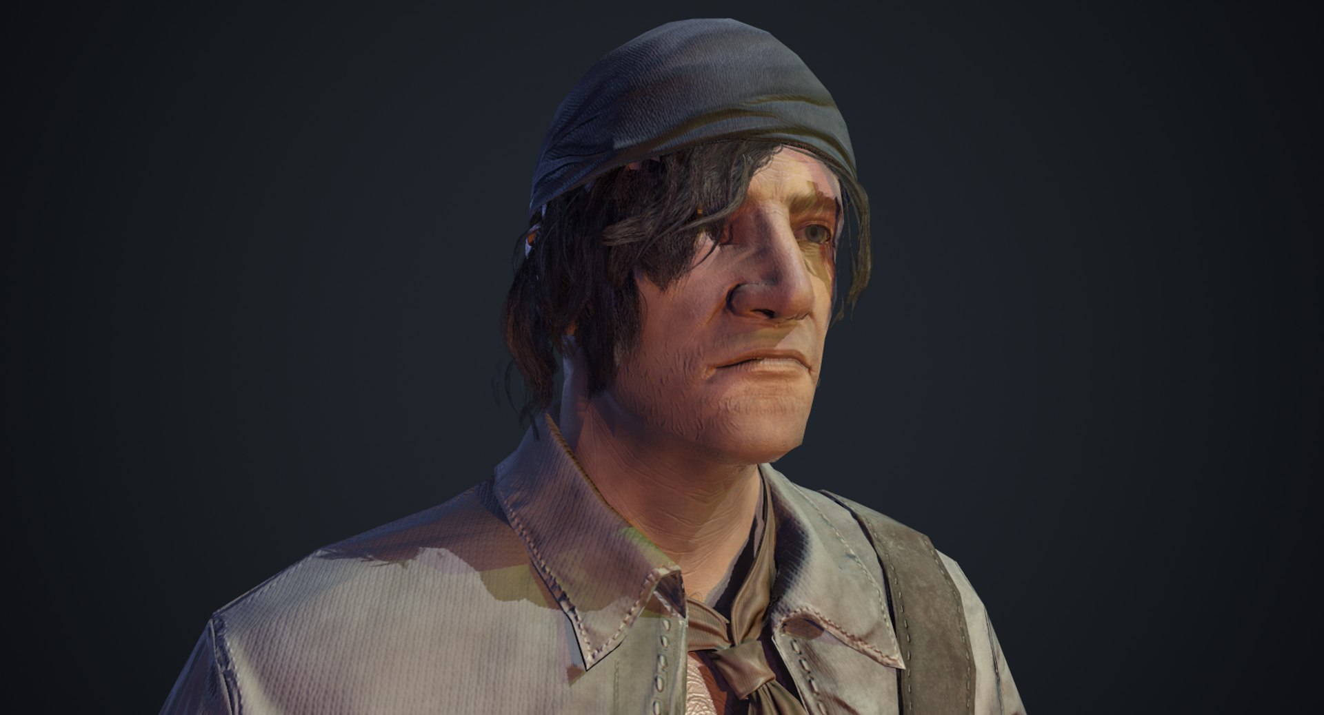 Real-time Pirate Smuggler-2 Rigged 3D Model - TurboSquid 1216914