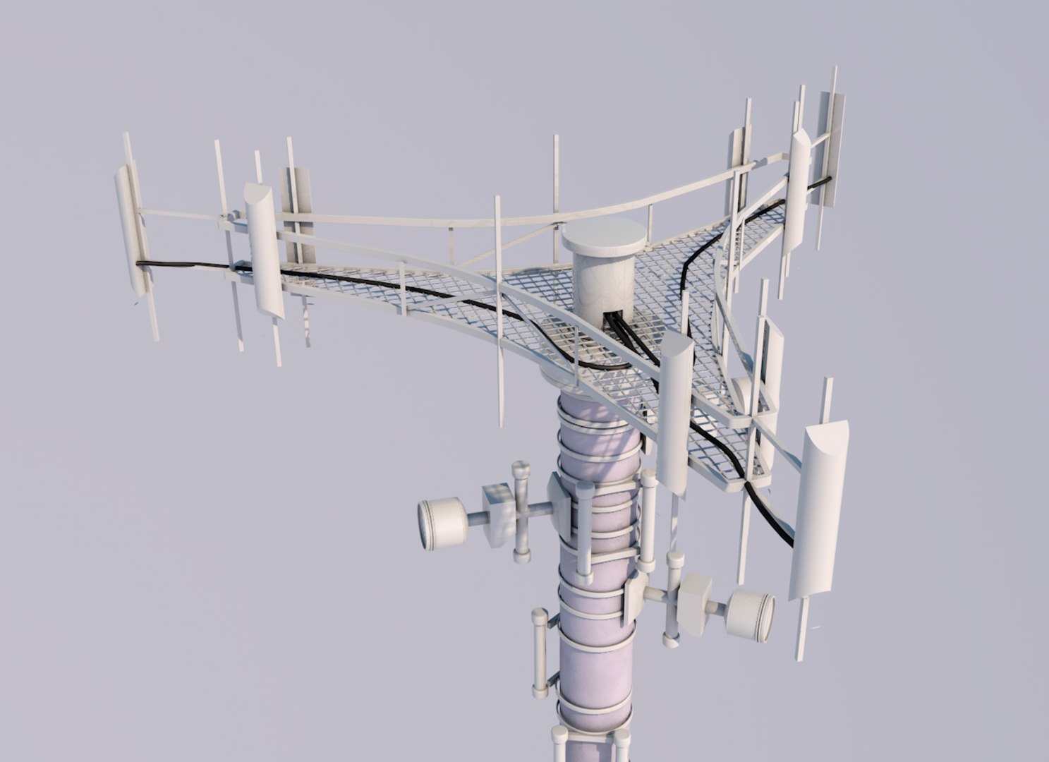 3D Model Cell Tower - TurboSquid 1327412