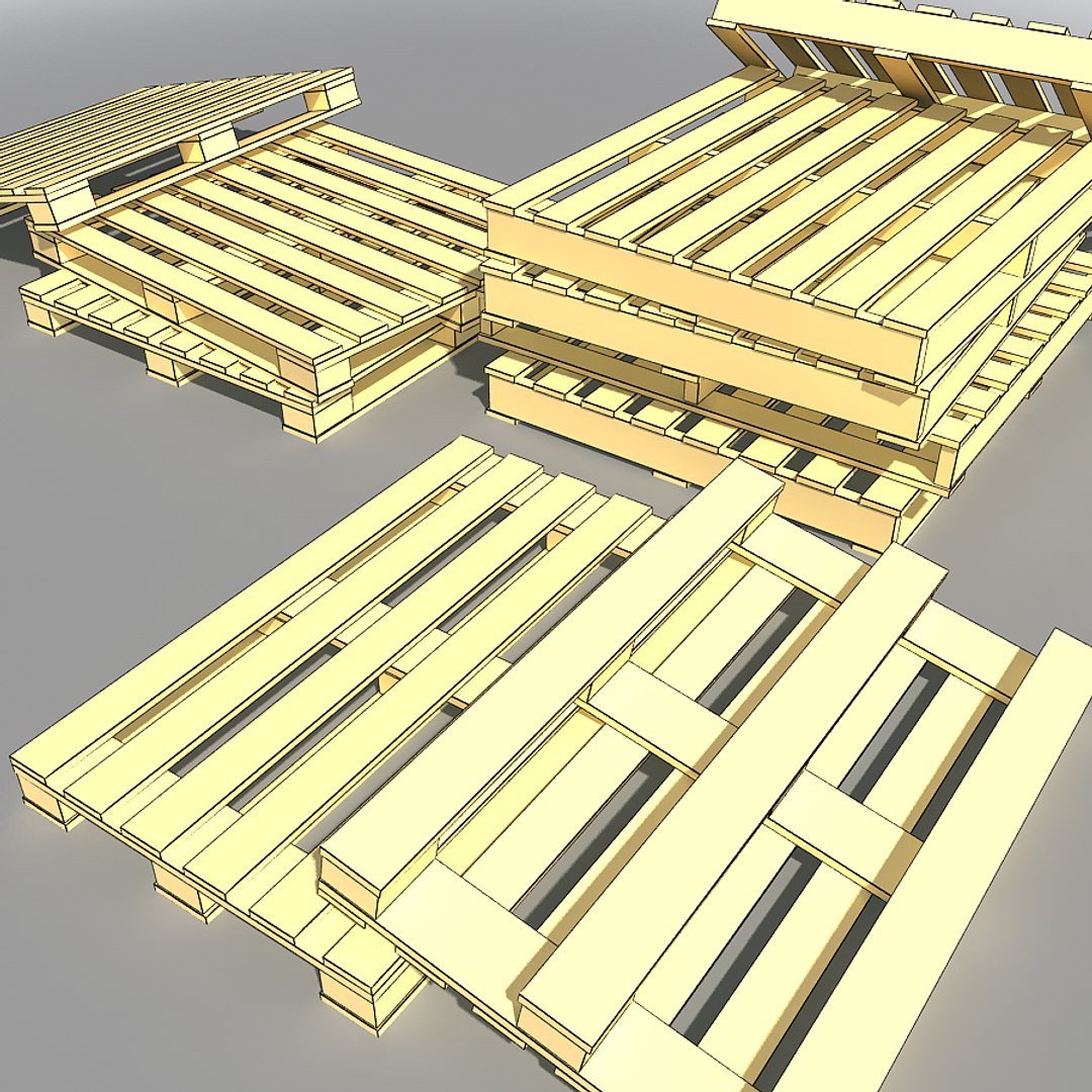 Wood Pallets 3d Fbx