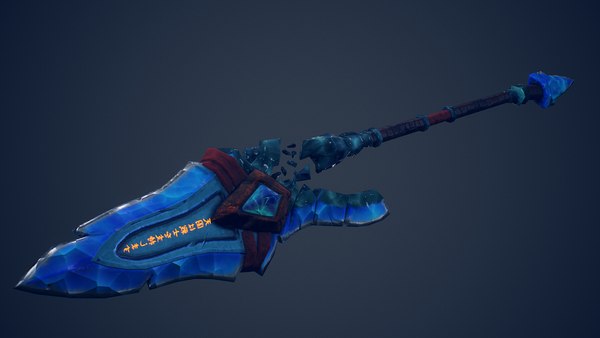 Frost Song Glaive 3D model - TurboSquid 2018526