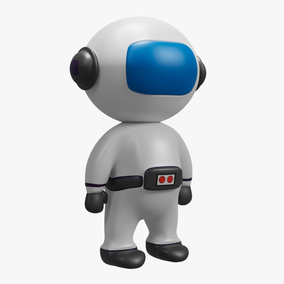 3D Spaceman Character model - TurboSquid 2101666