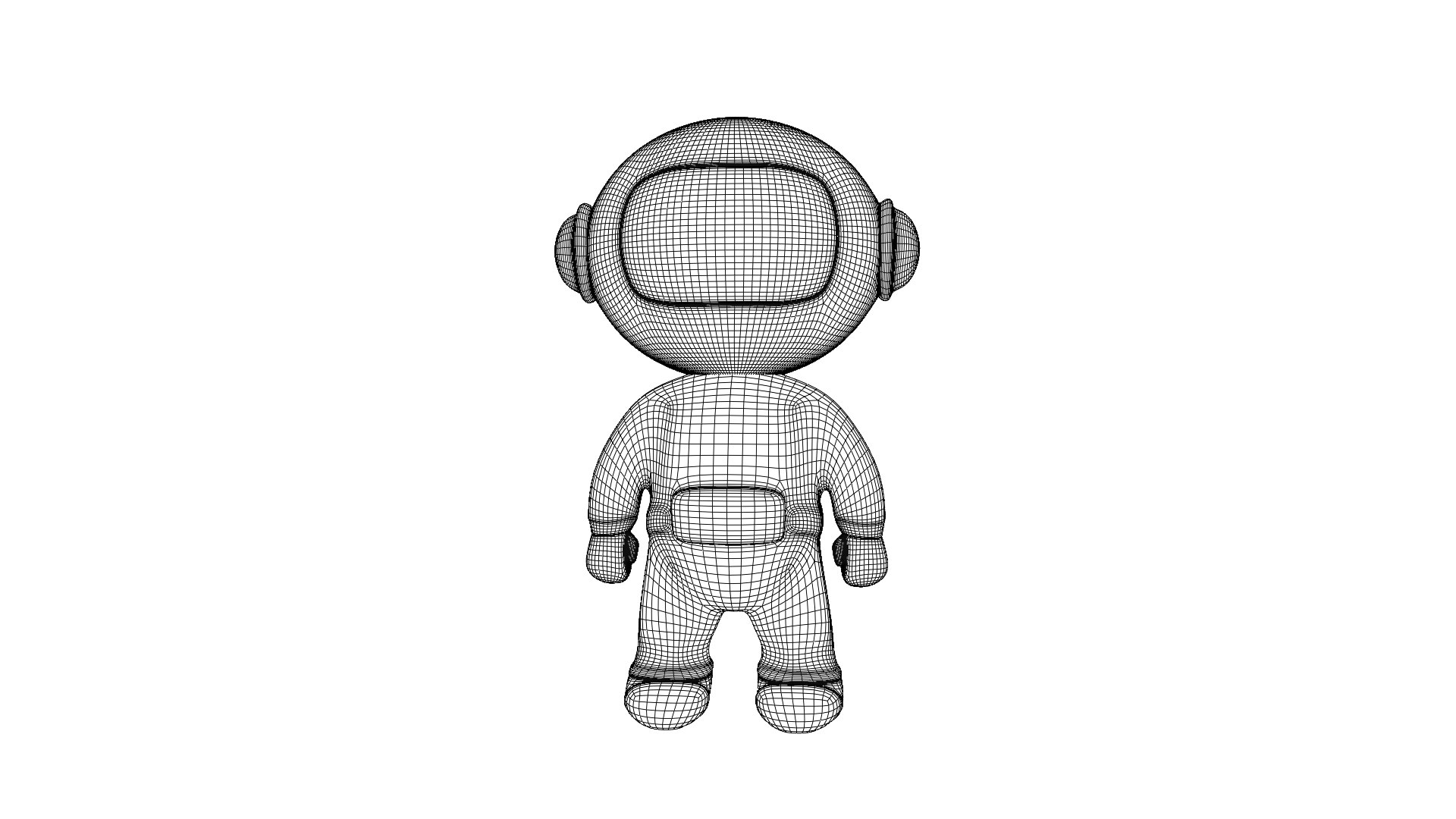 3D Spaceman Character Model - TurboSquid 2101666