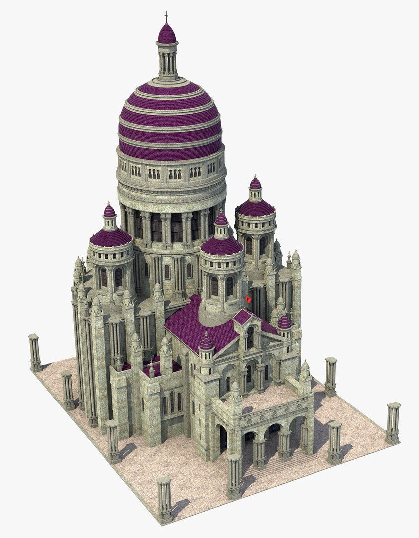 Fantasy Dome Castle 3D Model - TurboSquid 1834241