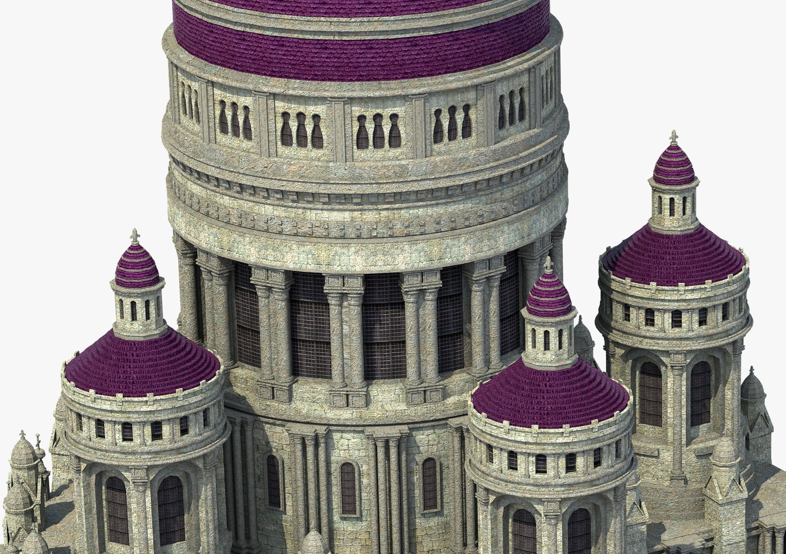 Fantasy Dome Castle 3D Model - TurboSquid 1834241